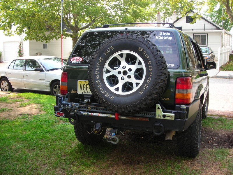 Jeep Grand Cherokee ZJ 1993-1998 Rear Bumper: Hammerhead Fab
