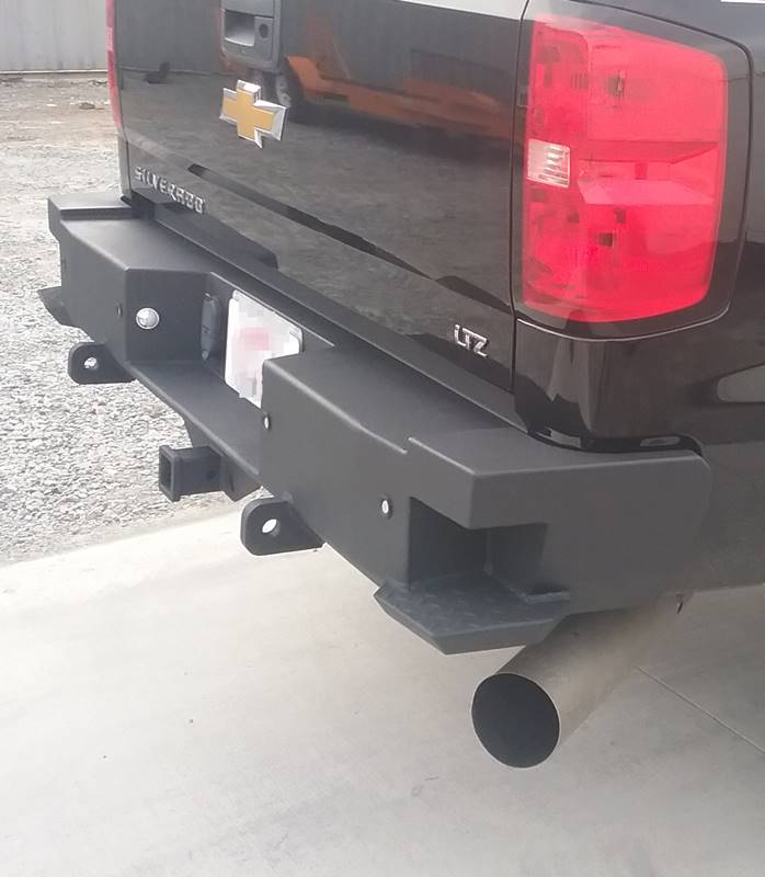 Chevrolet / GMC HD 2014 - 2018 Rear Bumper: Hammerhead Fab