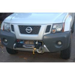Xterra Winch Carrier/Rear Bumper Package: Blue Lake Off-Road
